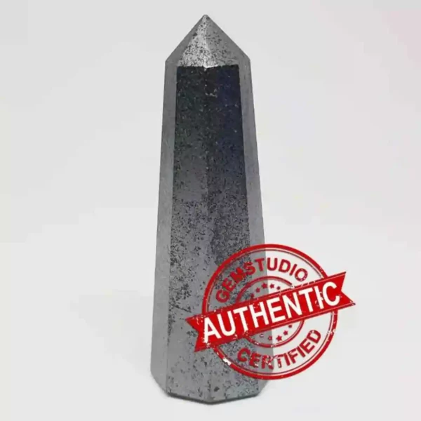 Hematite Pencil Tower Point - MahaGuru