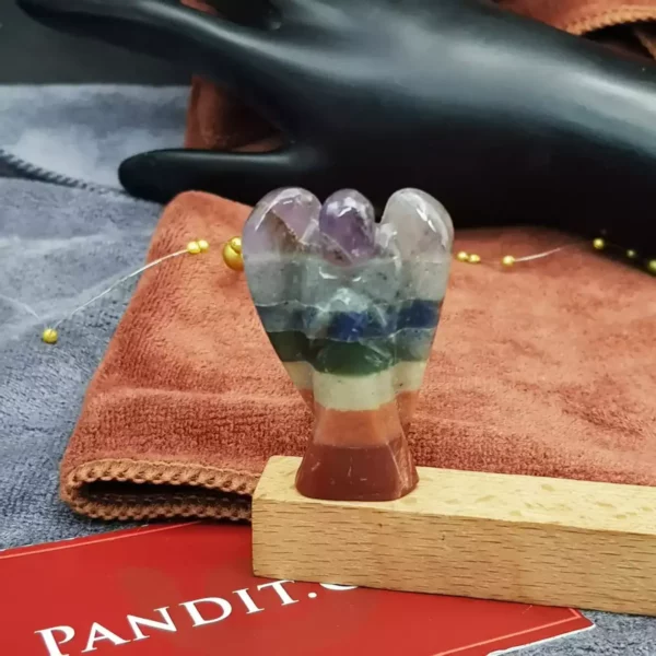 7 Chakra Crystal Angel - To Give Divine Protection & Guidance - MahaGuru