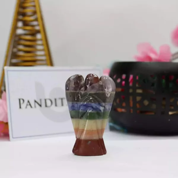 7 Chakra Crystal Angel - To Give Divine Protection & Guidance - MahaGuru