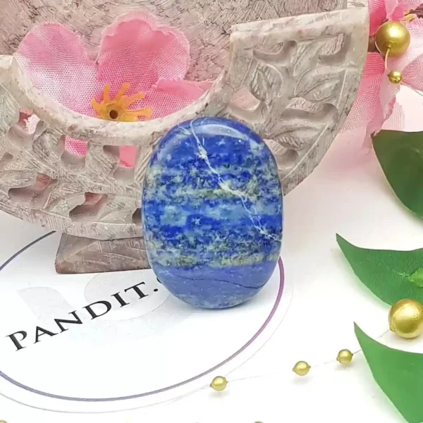 Lapis Lazuli Worry Stone - To Purify Thoughts & Energies - MahaGuru
