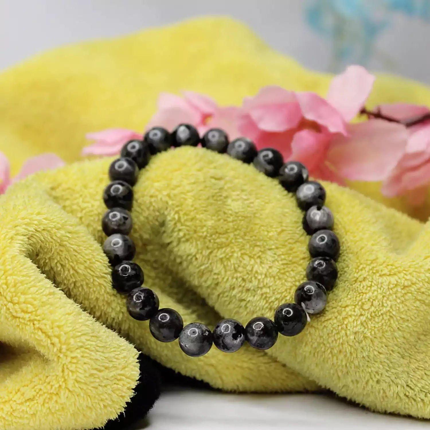 Larvikite Bracelet - For Healthy Relationships and Happiness - MahaGuru