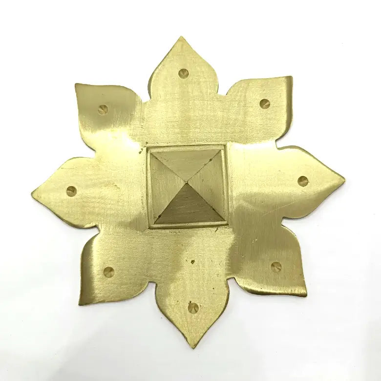 Lotus Flower Plate with Pyramid - MahaGuru