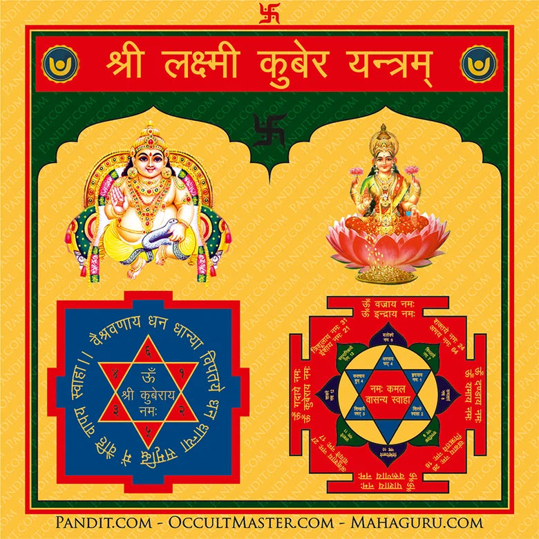 Shri Lakshmi Kuber Yantra - MahaGuru