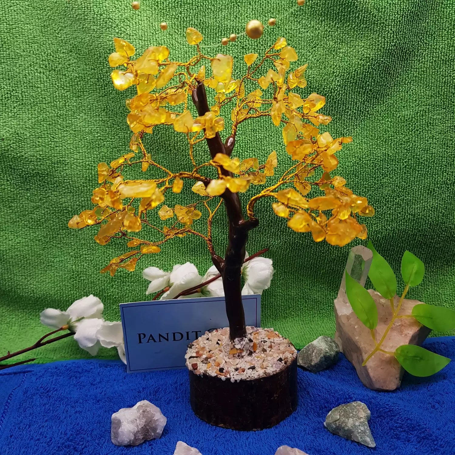 Yellow Citrine Gemstone Tree - MahaGuru