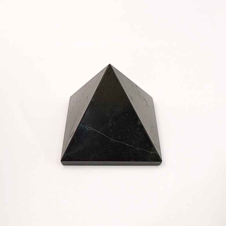 Black Tourmaline Crystal Pyramid - MahaGuru