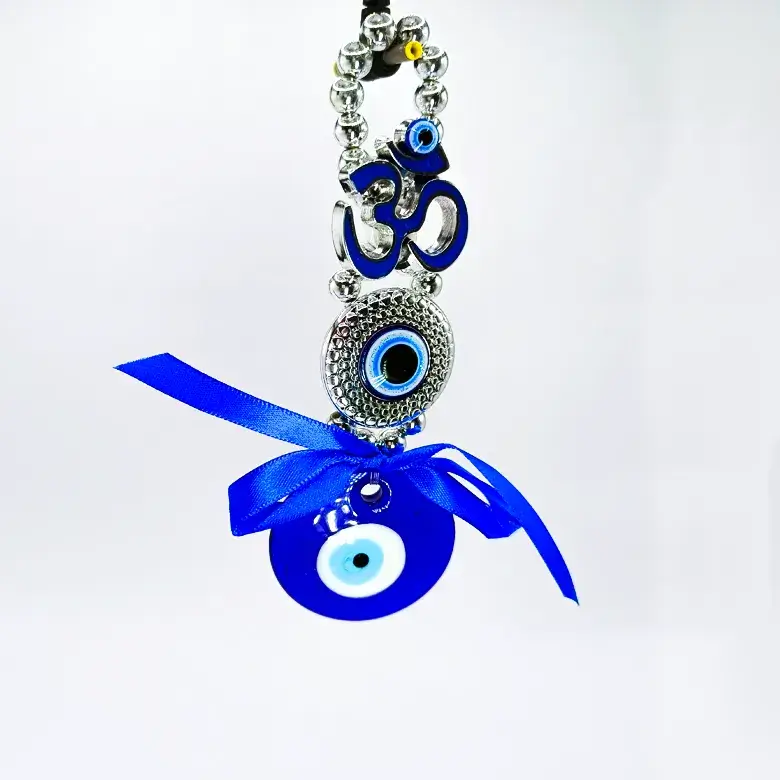 Evil Eye Pendant with Om Symbol - MahaGuru