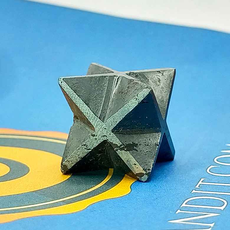 Hematite Merkaba Star - MahaGuru