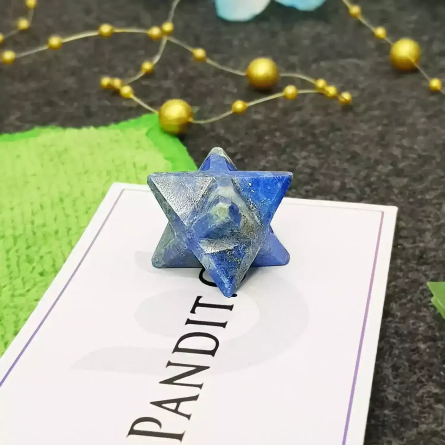 Lapis Lazuli Merkaba Star - MahaGuru