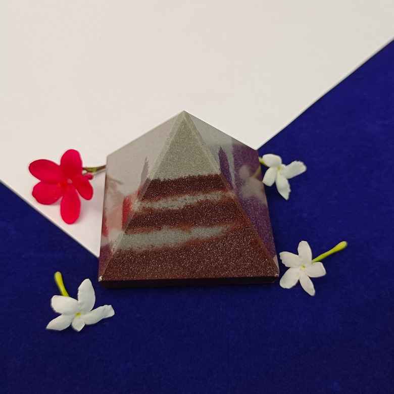 Narmada Shiva Lingam Crystal Pyramid - MahaGuru