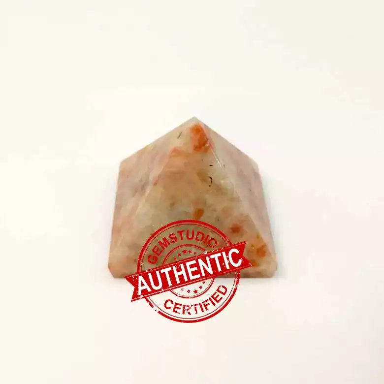 Sunstone Crystal Pyramid - MahaGuru